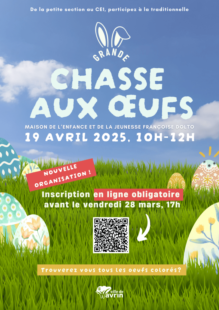 Chasse aux oeufs de Pâques - Ville de Wavrin